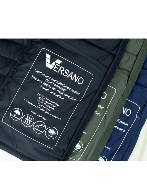 Dames gewatteerde jas groen Jennifer Versano, donsjassen voor dames