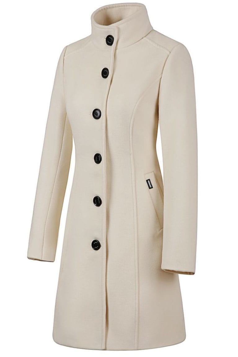 Dames mantel jas creme Violet NG Versano