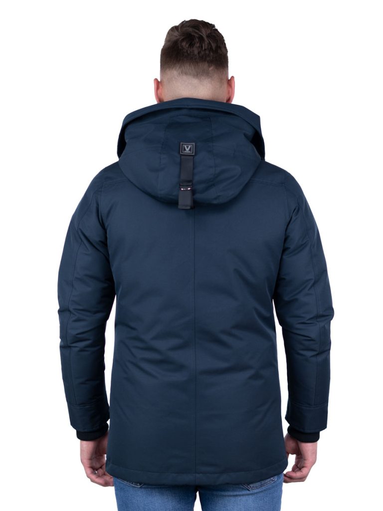 Heren parka winterjas Thomas N Versano blauw